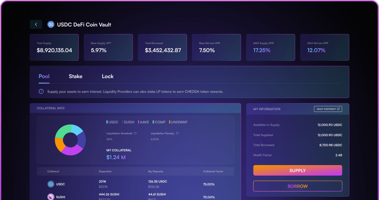Chedda - Cross-Chain Money Market Hub